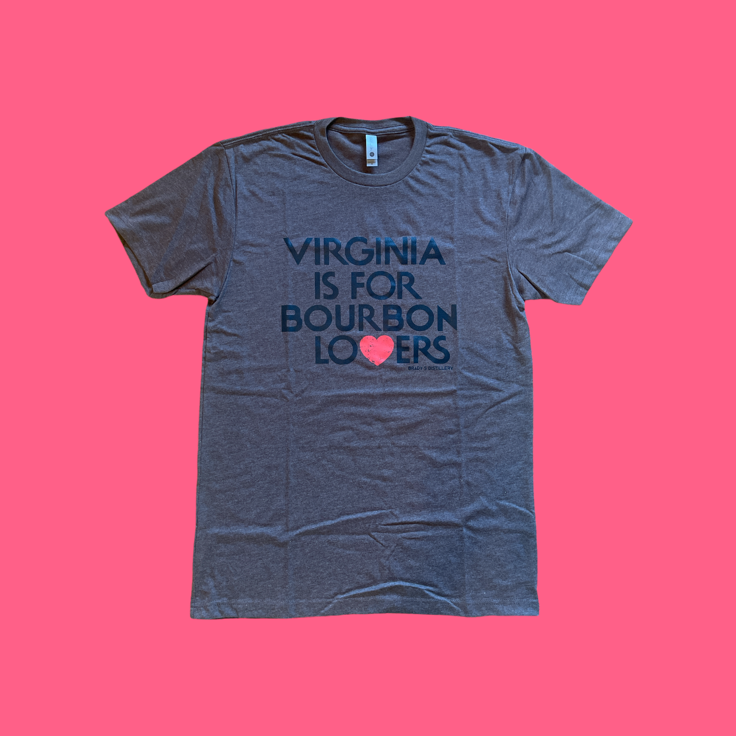 Virginia is for Bourbon Lovers Vintage Tee | Brady's Distillery